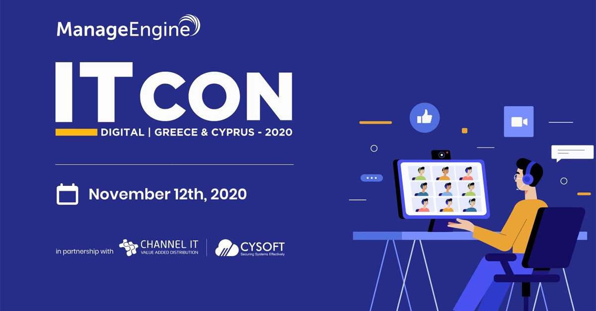 ManageEngine ITCON Digital 2020 – Έρχεται σε Ελλάδα και Κύπρο – Cysoft